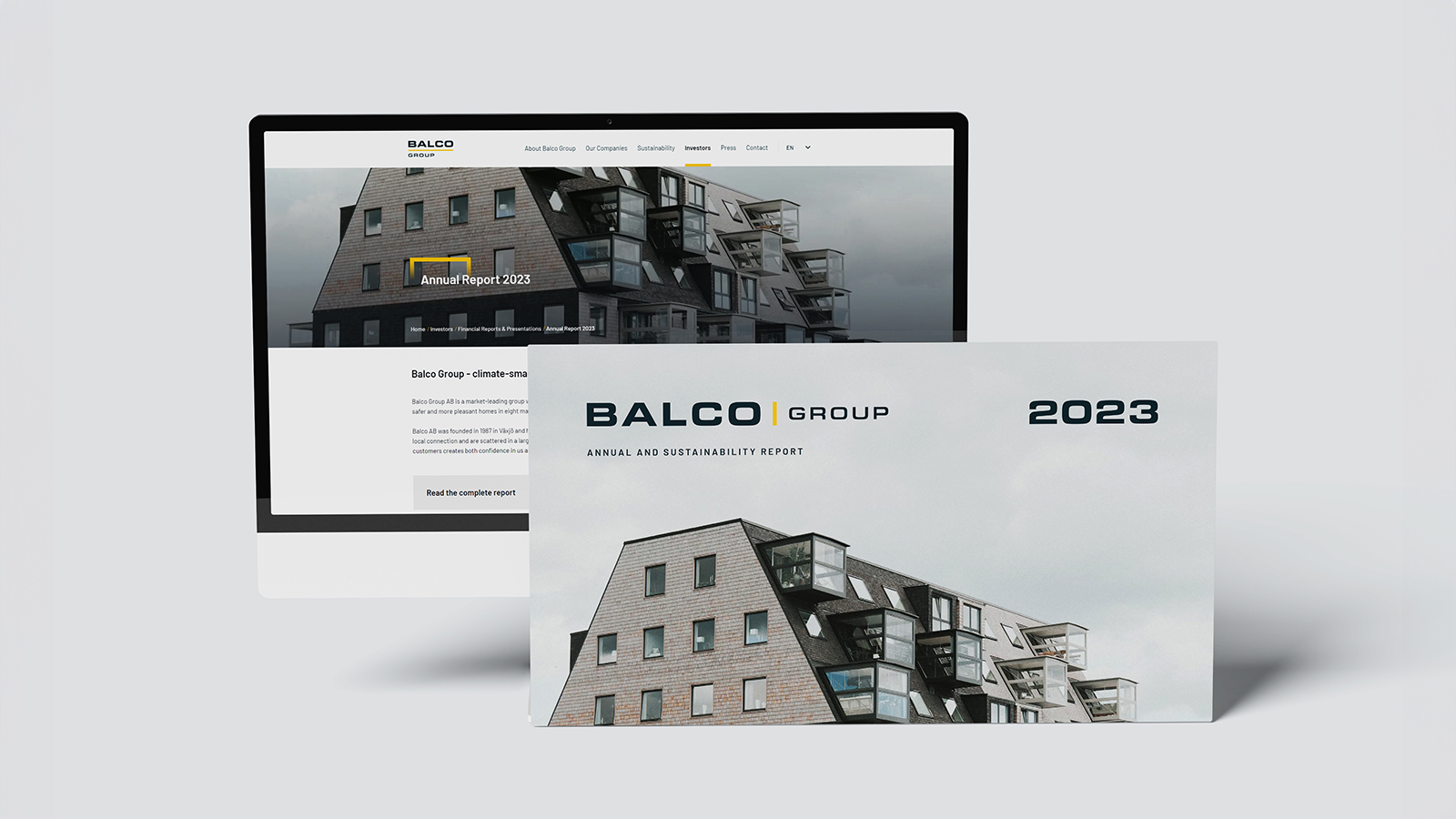 Annual and Sustainability Report 2023 | Balco Group